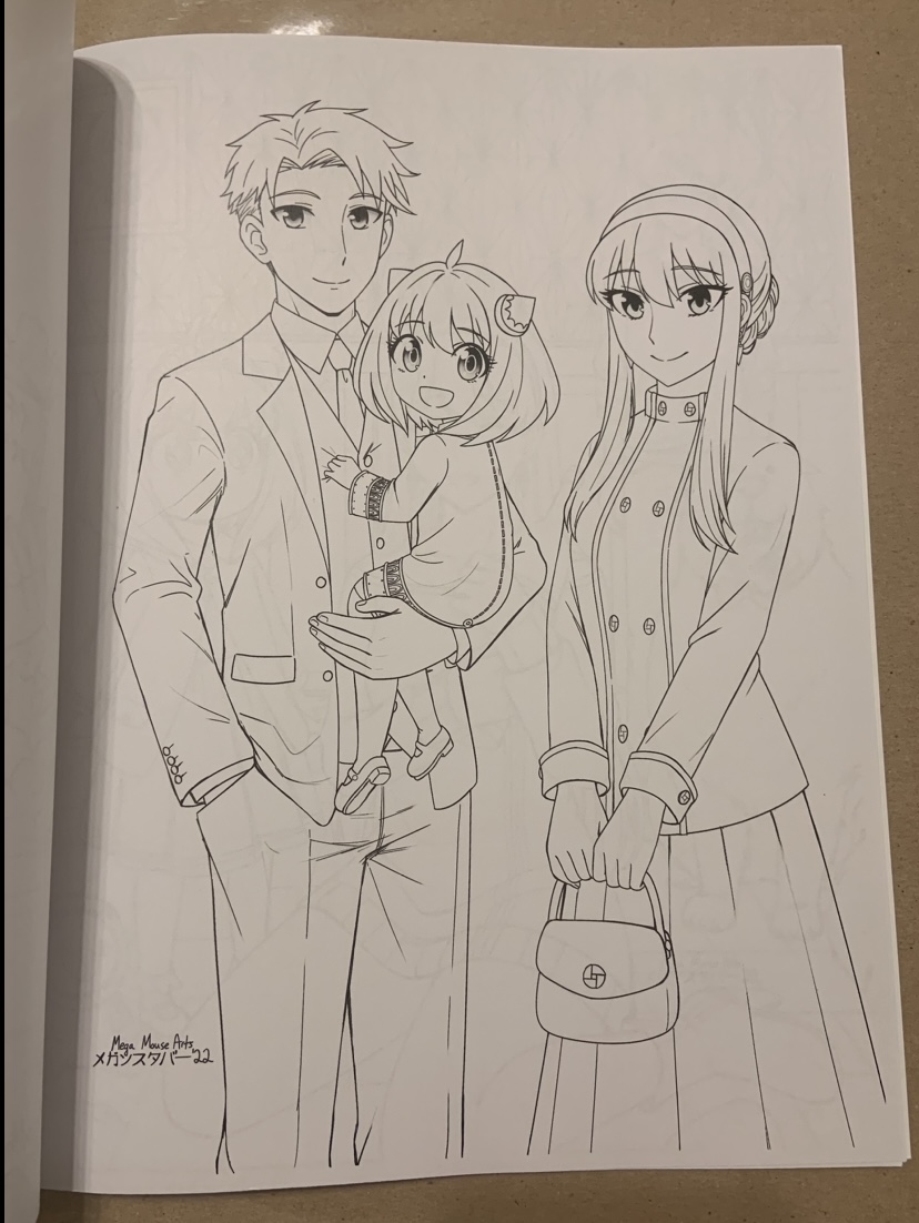 Colouring Book – Anime II – Welcome to MegaMouseArts!